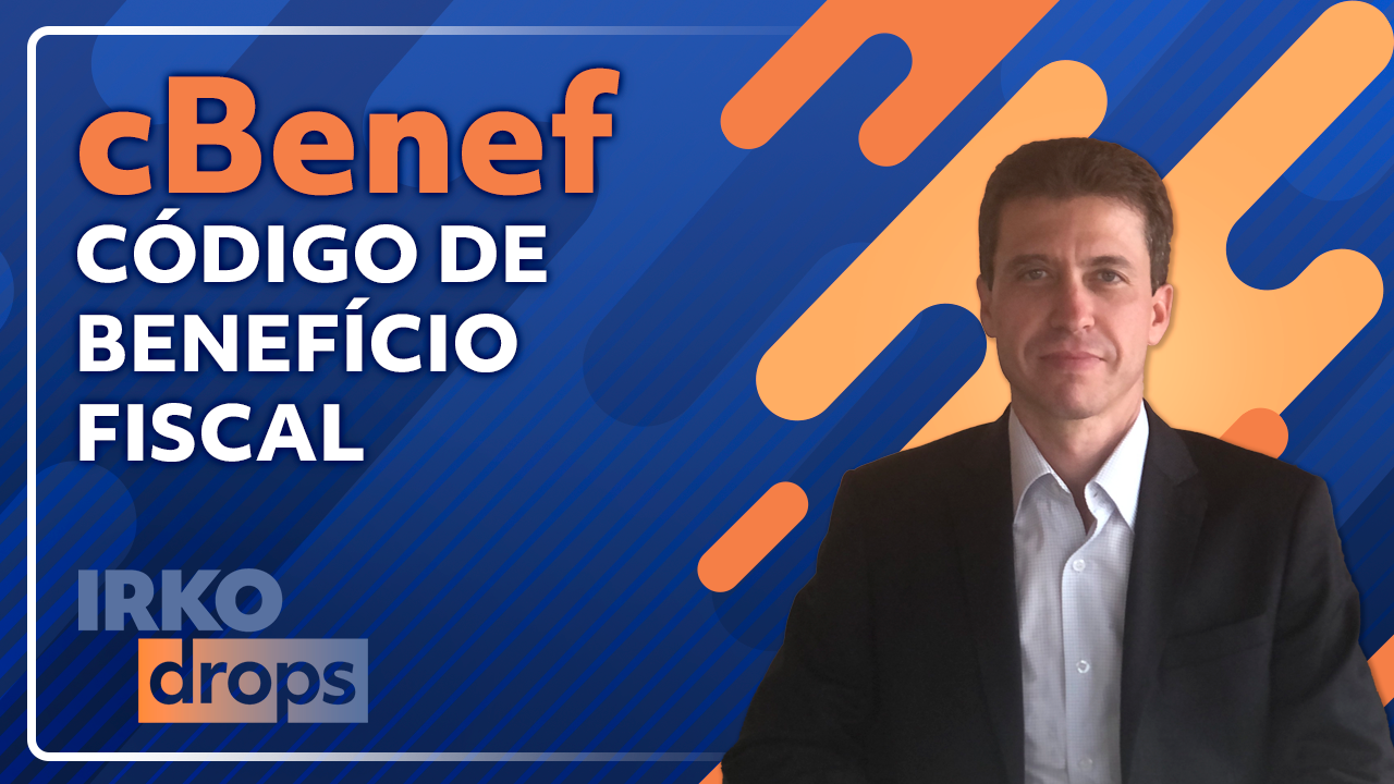Código de Benefício Fiscal - cBenef - IRKO